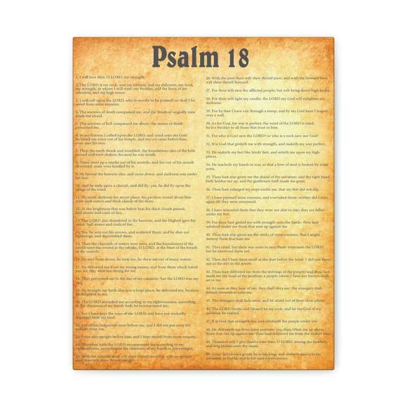 Express Your Love Gifts | Art | Scripture Sign Psalm 8 Chapter Gold Bible Canvas Christian Wall ...